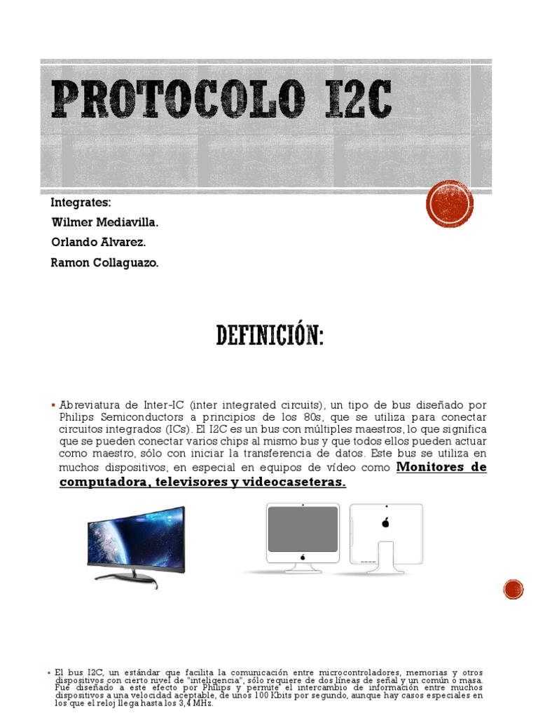 Protocolo I2c | Descargar gratis PDF | Poco | Arquitectura de Computadores