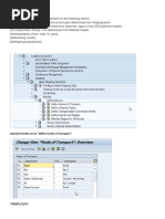 SAP SD Route Determination Configuration | PDF | Logistics | Transport