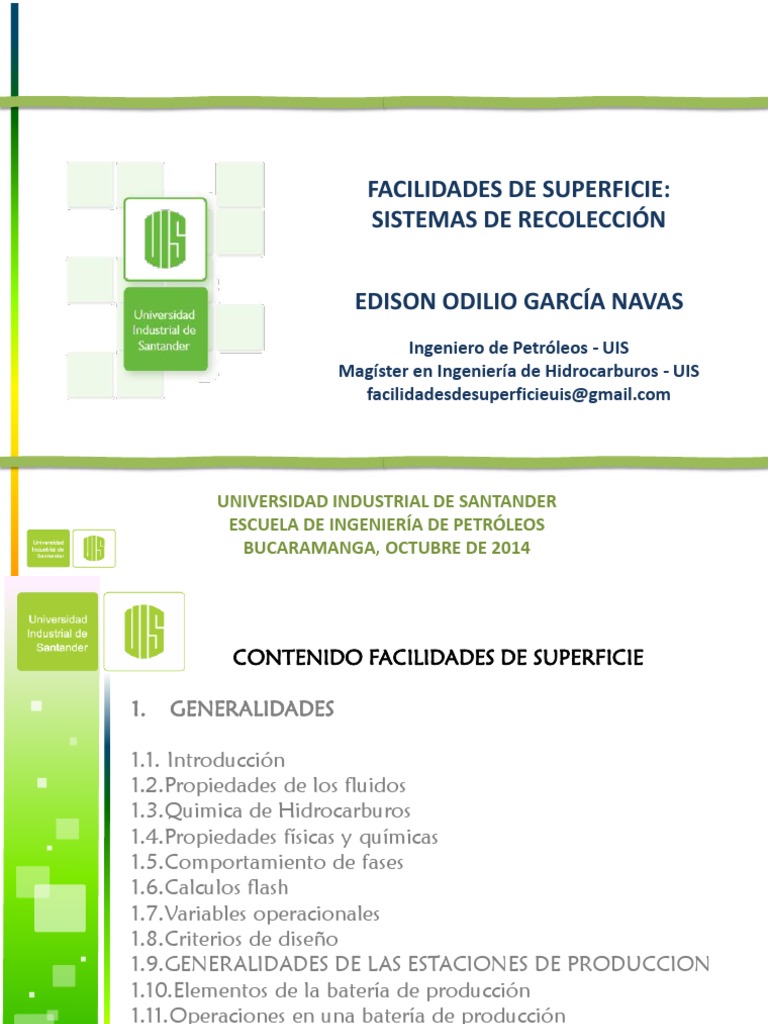 2 Da Presentacion Facilidades de Superficie | PDF | Corrosión ...