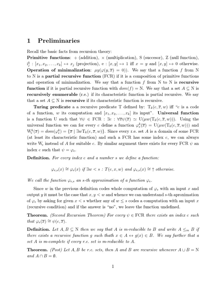 1 Preliminaries: K J 1 2 K J | PDF | Function (Mathematics) | First Order Logic