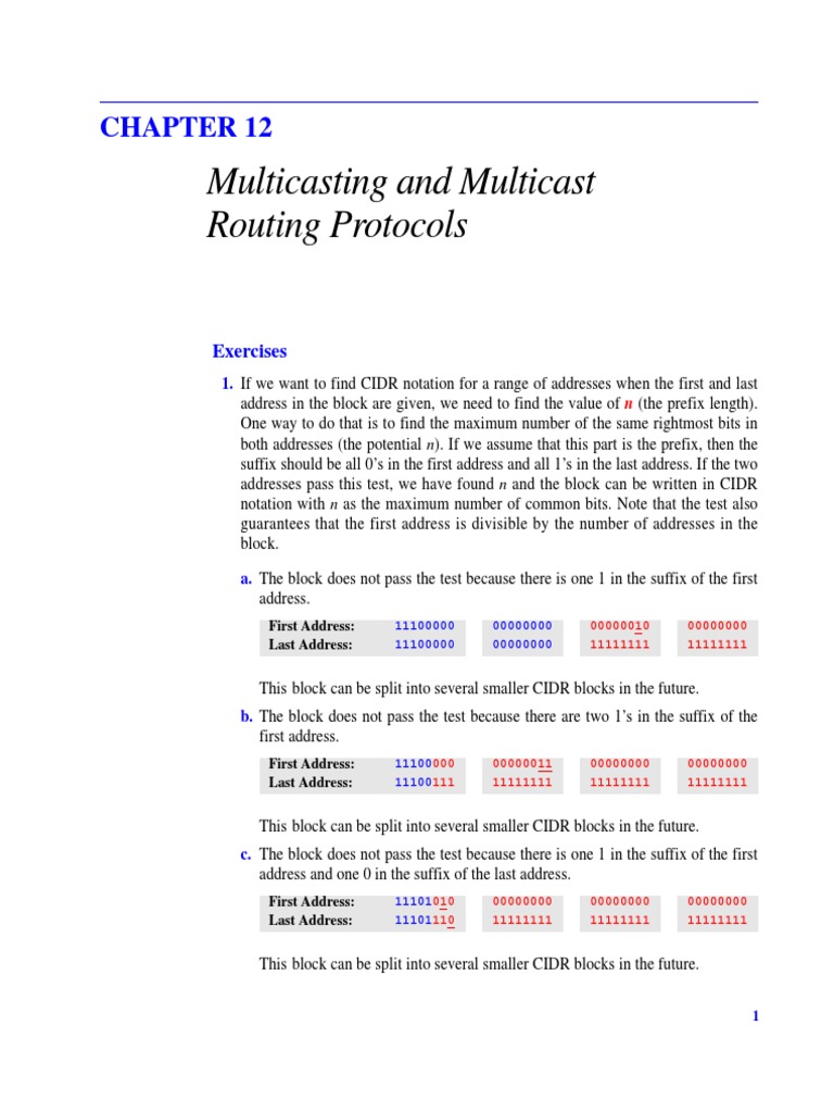 Chapter 12 | PDF | Network Layer Protocols | Communications Protocols