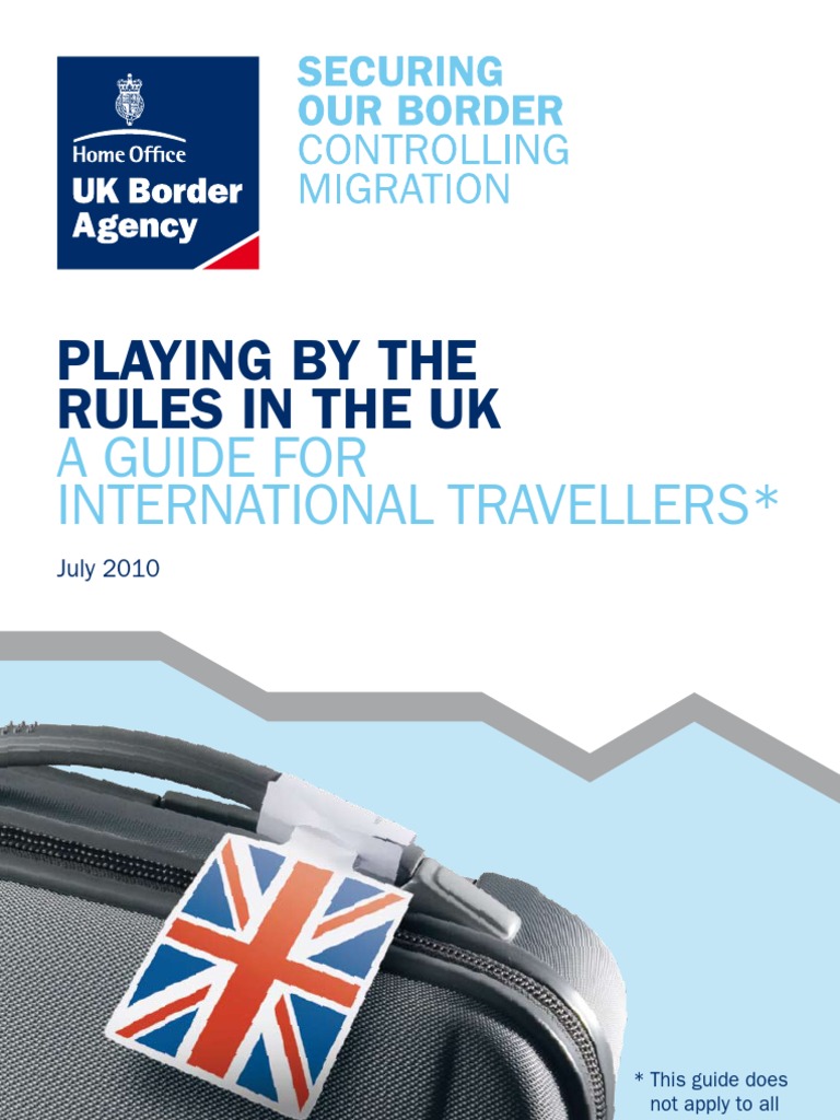 Playing by The Rules Guide | PDF | Travel Visa | Justice