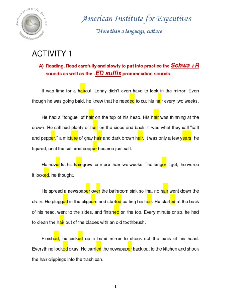 ACTIVITY 1 For Group 1 and 2 | PDF | Language Arts & Discipline | Home ...