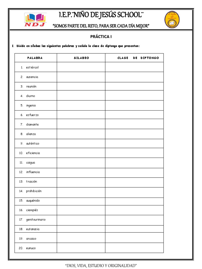 Práctica Acentuación I