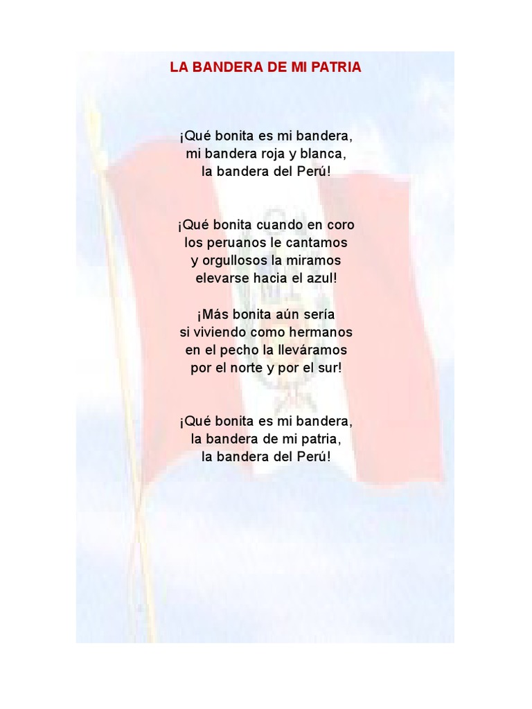 La Bandera de Mi Patria | PDF