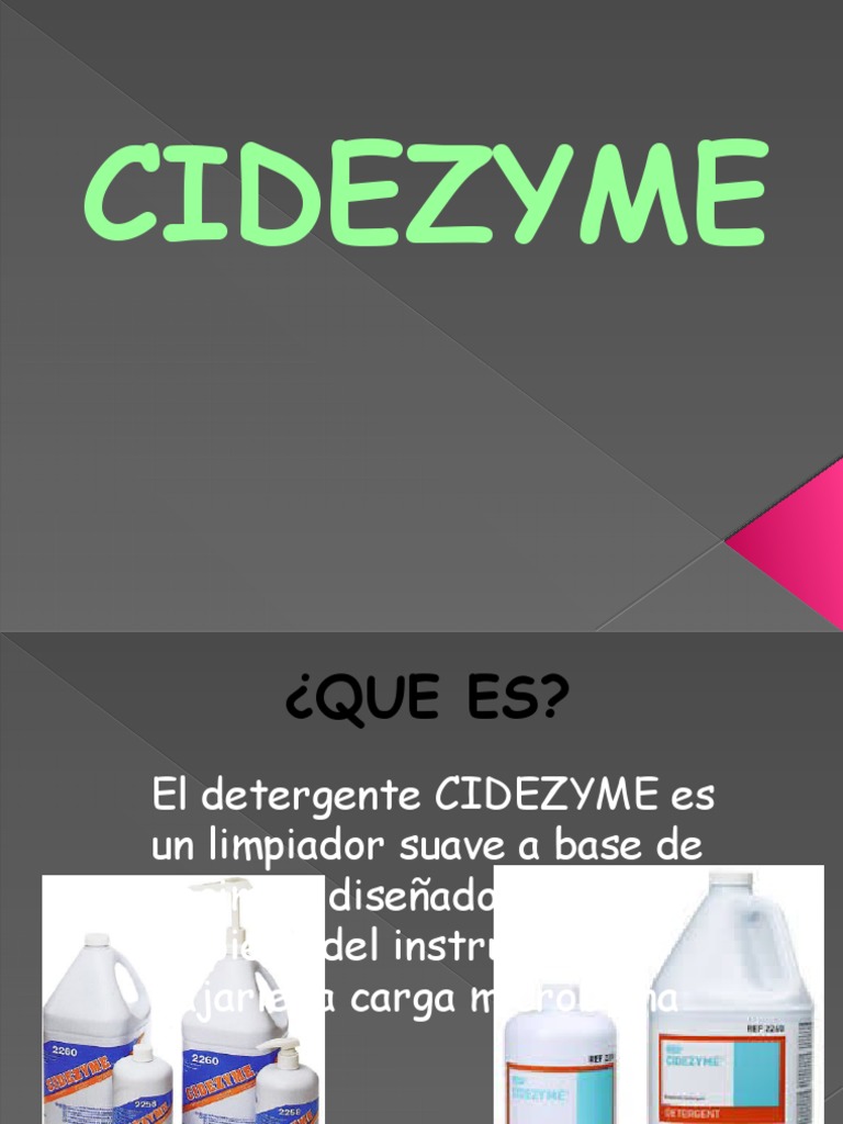 Guía de Uso Seguro de CIDEZYME | PDF