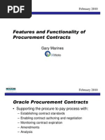 Procurement Contracts in Oracle Procurement Cloud | PDF | Procurement ...