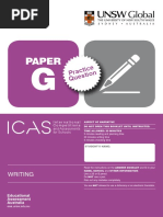 Reach and ICAS Sample Questions Writing Persuasive Paper I | PDF | Argument