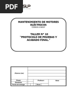 Procedimientos para El Megado de Motores Eléctricos | PDF | Corriente ...