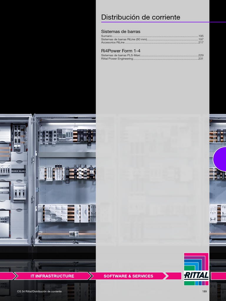 Distribucion de Corriente Rittal | PDF | Corriente eléctrica | Magnetismo