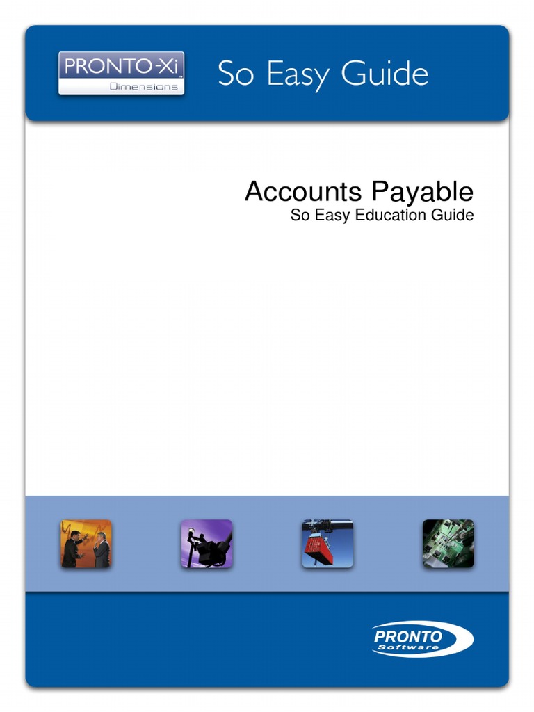Pronto 700 - AP Training Guide | PDF | Accounts Payable | Debits And ...