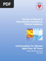 FSRH Guideline - Contraception For Women Aged Over 40 Years | PDF ...