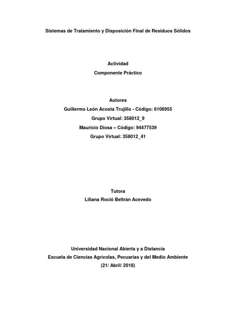 La Empresa Interaseo Del Valle S.A.E.S.P | PDF | Vertedero | Residuos