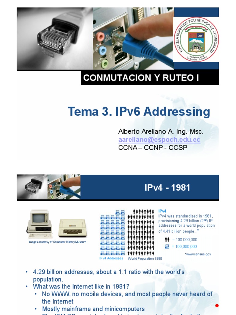 Clase 3. IPv6 Addressing | PDF | I Pv6 | Ip Address