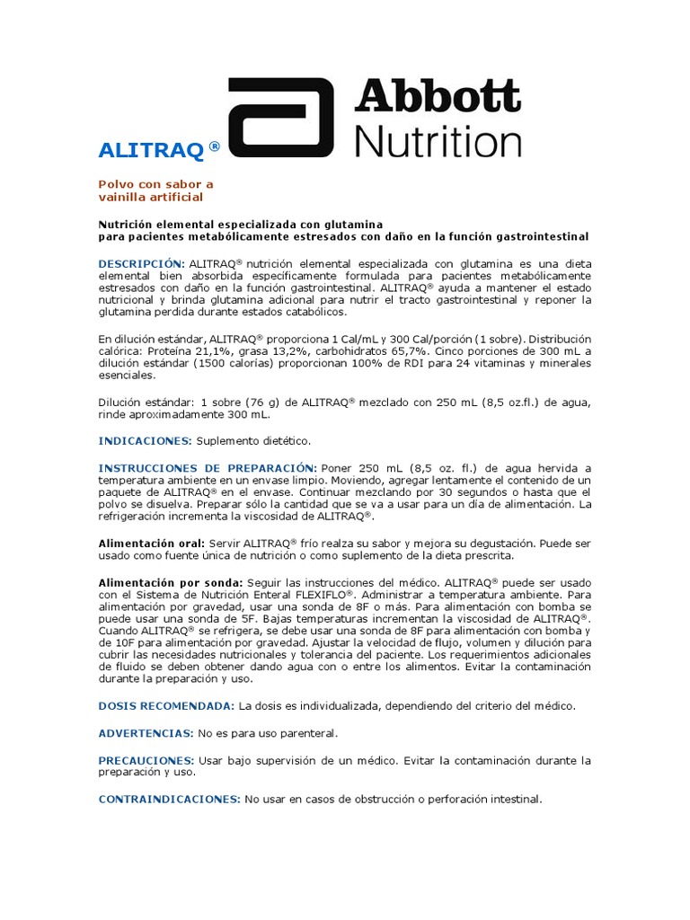 ALITRAQ | Nutrición | Dieta