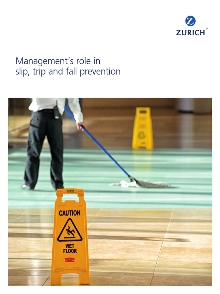 Managements Role in Slip Trip Fall Prevention | PDF | Risk Management ...