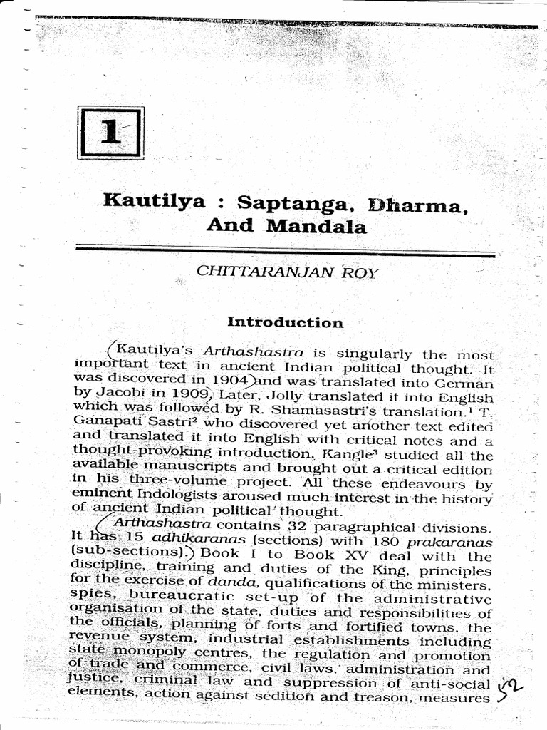Kautilya PDF | PDF | Social Science