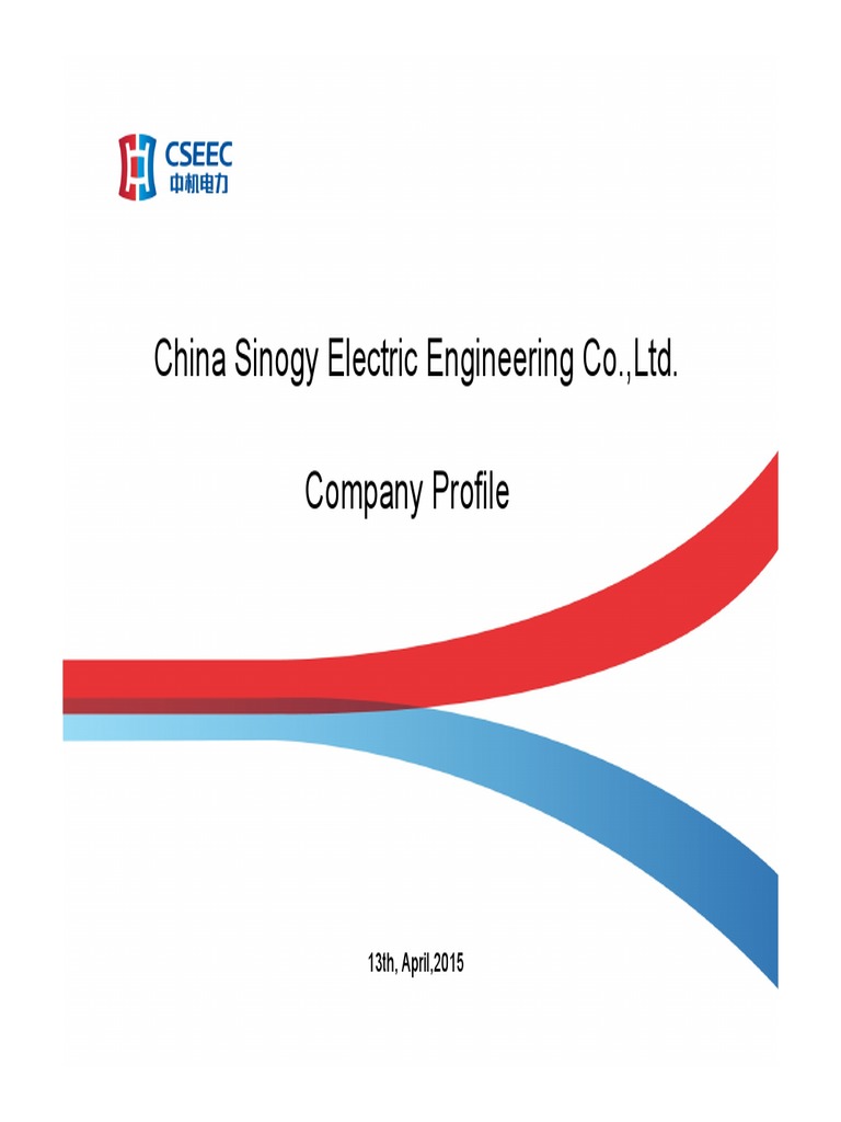China Sinogy Electric Engineering Co.,Ltd. Company Profile | PDF | Wind ...