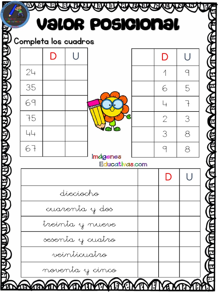 Fichas para Trabajar El Valor Posicional - Parte3 PDF | PDF
