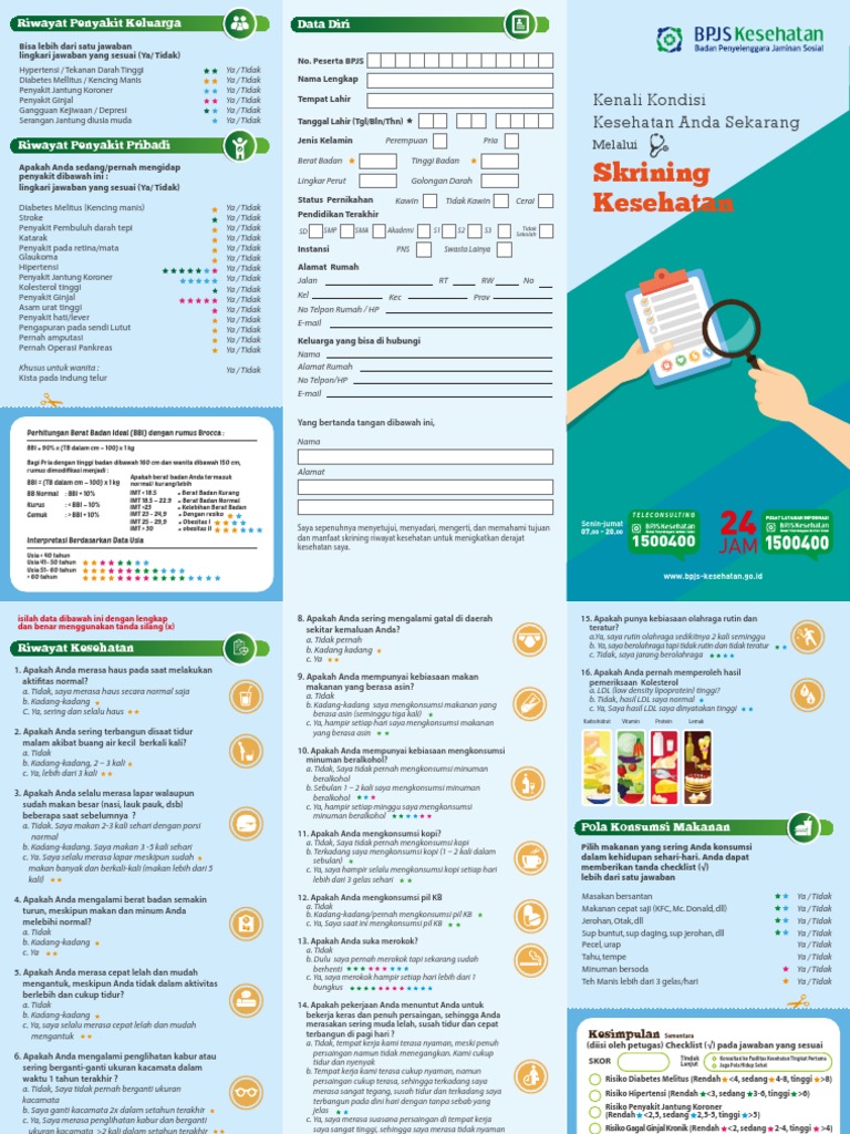 Leaflet Skrining Bpjs 4 | PDF
