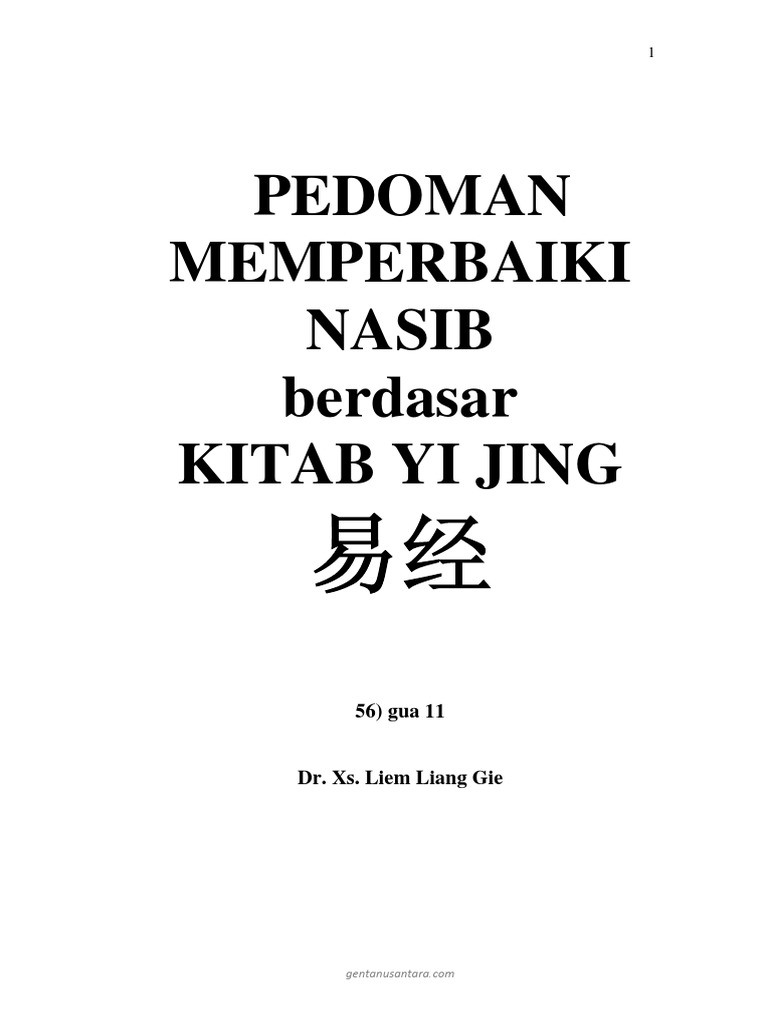 Kitab Yi Jing Mengubah Nasib | PDF