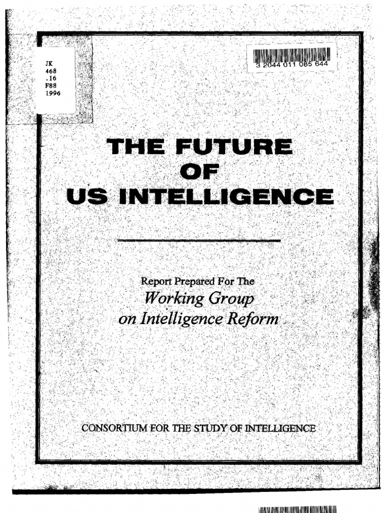 Intel Future | PDF | Counterintelligence | National Security