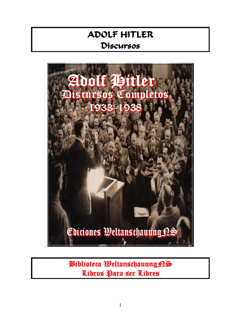Discurso Hitler 1933-1 | PDF | Alemania nazi | Alemania