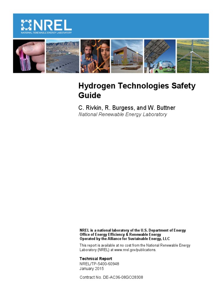 Hydrogen Technologies Safety Guide | PDF | Fuel Cell | Density