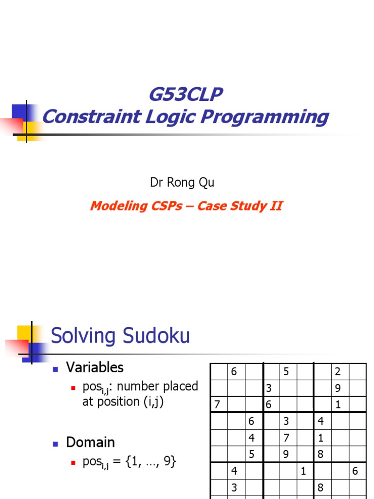 10 Sudoku | PDF | Areas Of Computer Science | Theoretical Computer Science
