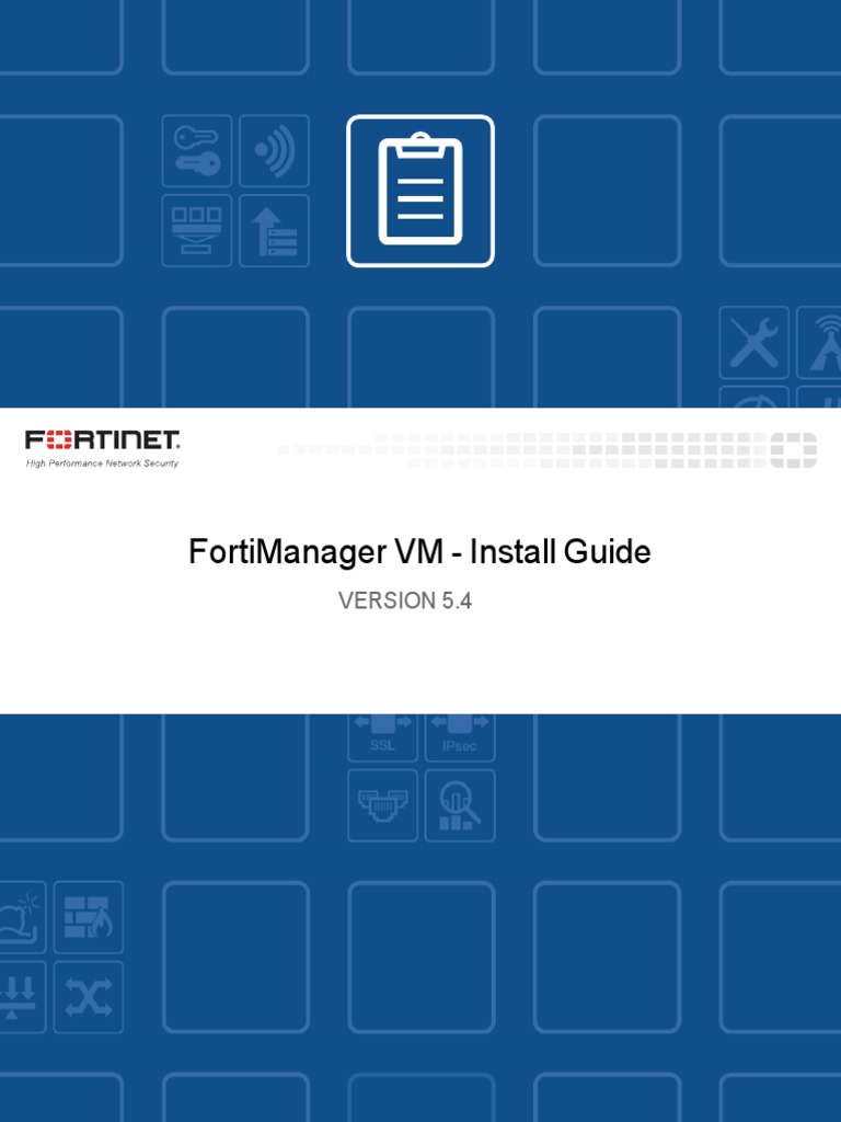 FortiManager VM Install Guide v5.4 | PDF | Virtual Machine | Hyper V