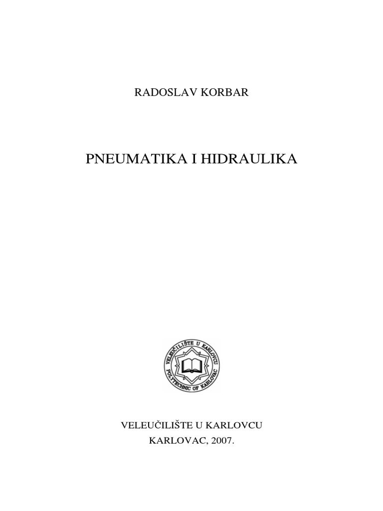 Pneumatika I Hidraulika - Skripta PDF | PDF