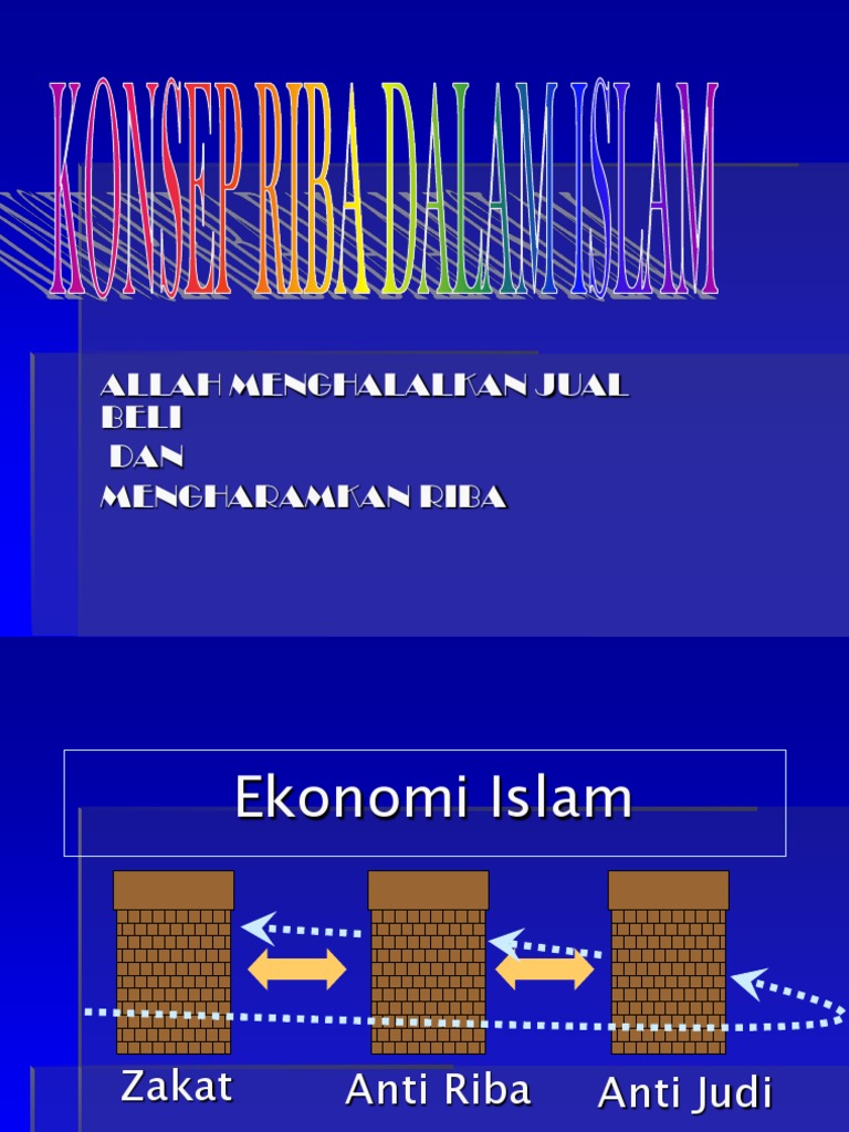 Konsep Riba Dalam Islam | PDF