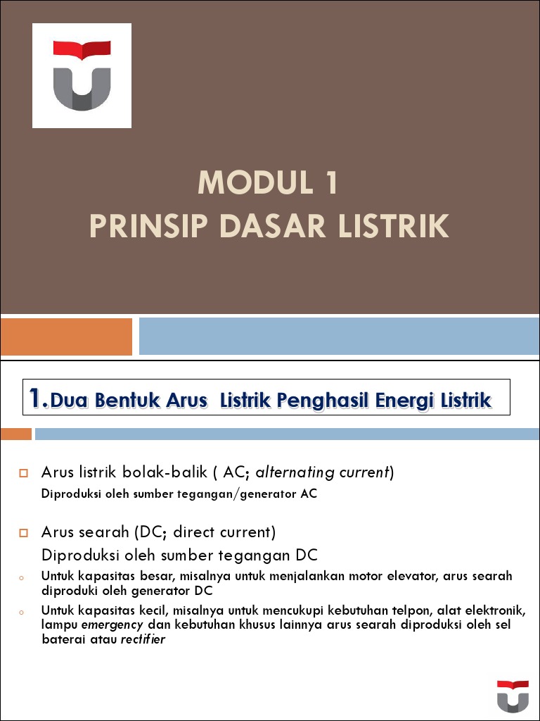 Modul 1 Dasar Kelistrikan | PDF