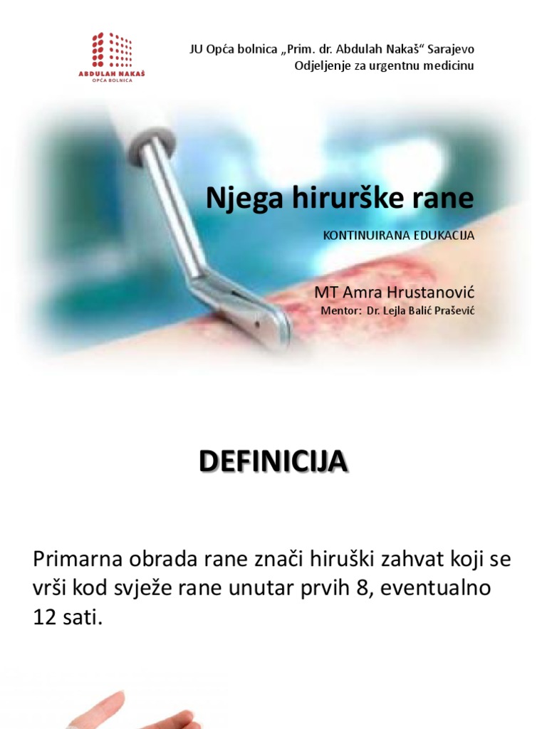Njega Hirurske Rane | PDF
