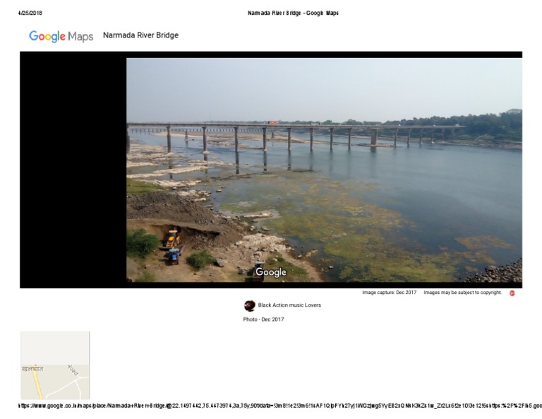 Narmada River Bridge - Google Maps 2 | PDF