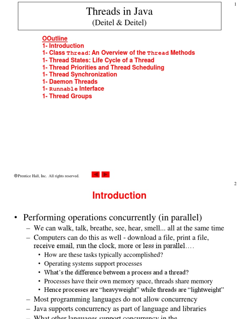 Threads Pdf Thread Computing Java Programming Language 4159