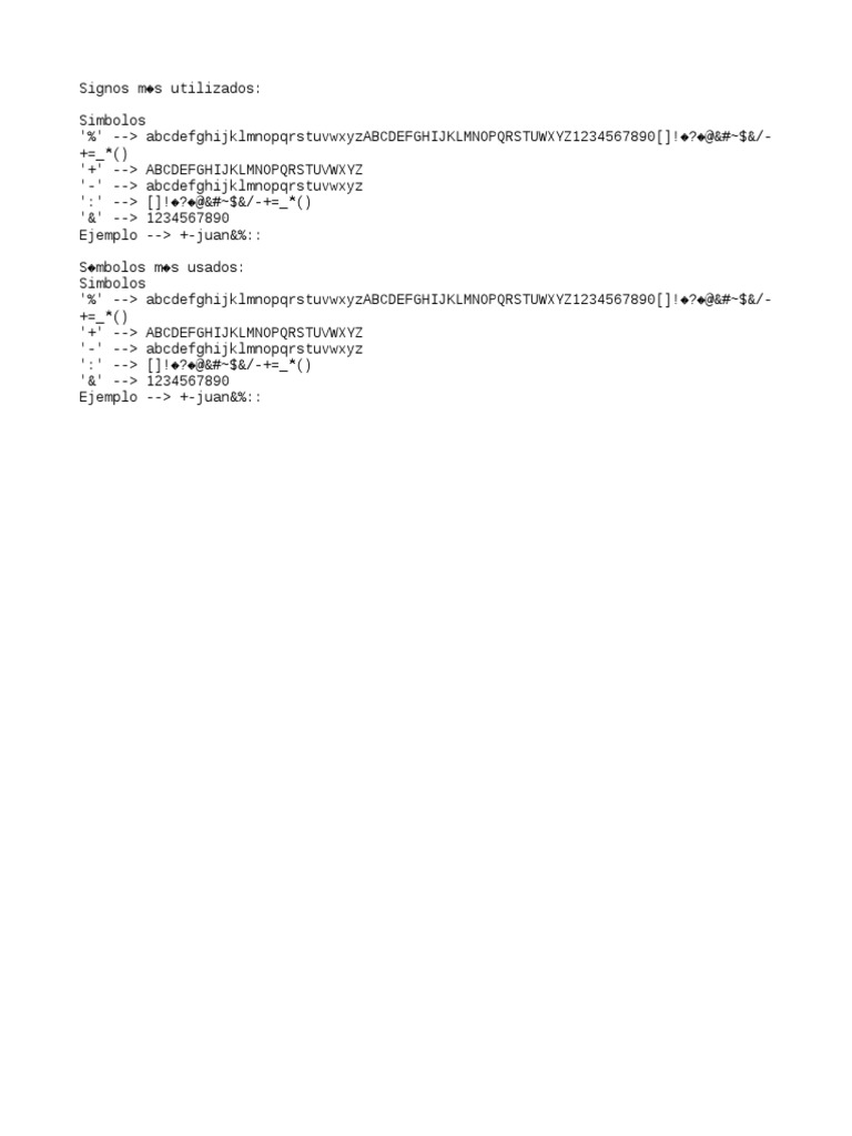 Signos | PDF | Informática
