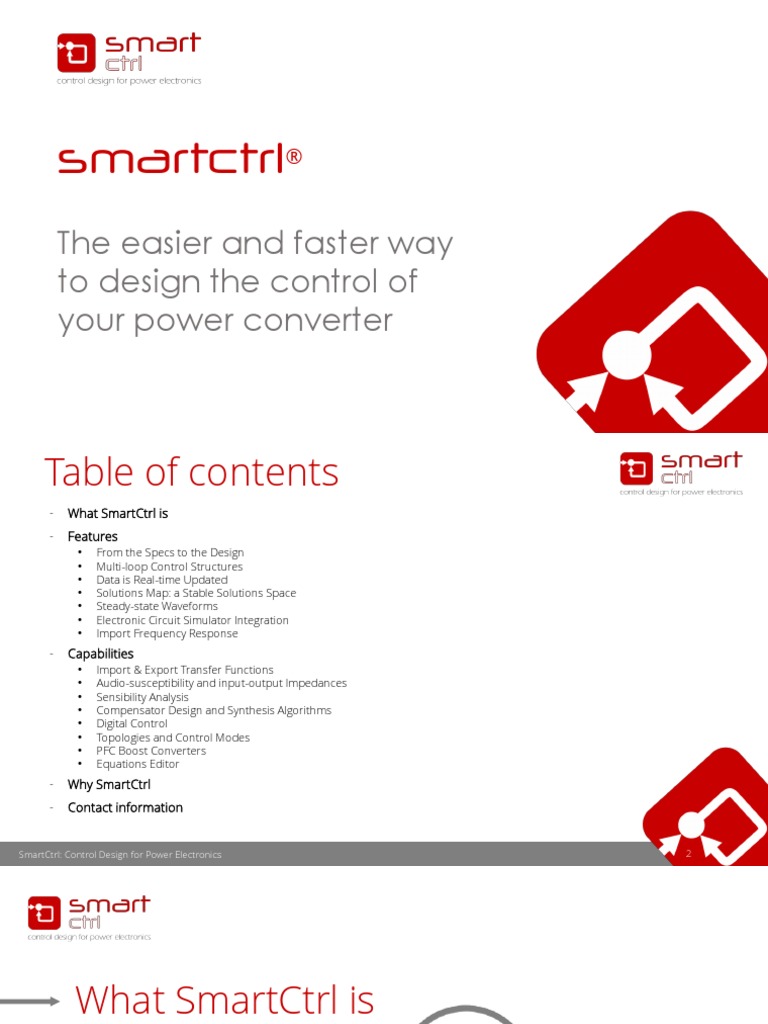 SmartCtrl Presentation | PDF | Power Electronics | Control Theory