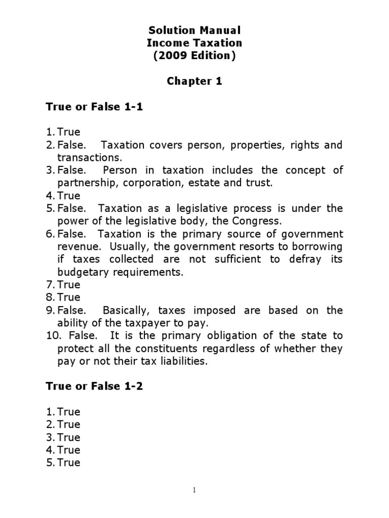 Income Taxation by Nick Aduana Answer Key | PDF | Personal Exemption ...