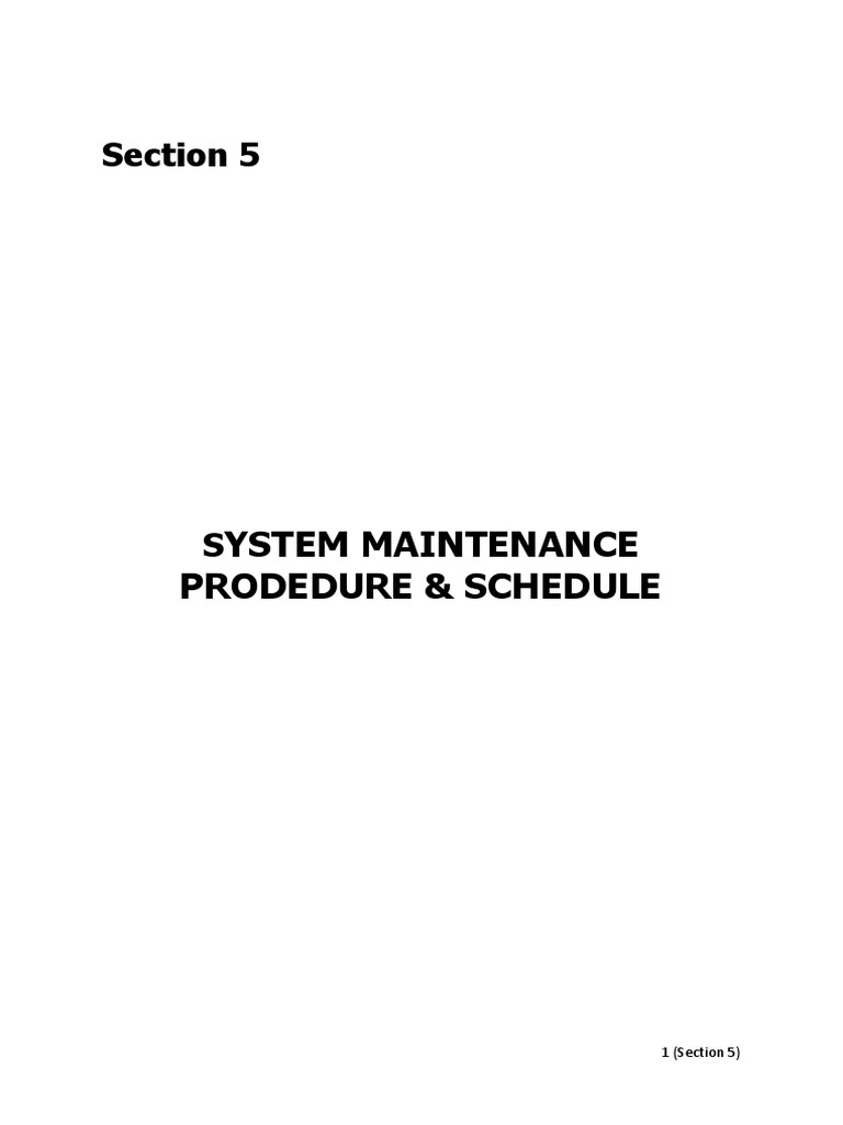 System Maintenance ACMV 20160214 | PDF | Bearing (Mechanical) | Air ...