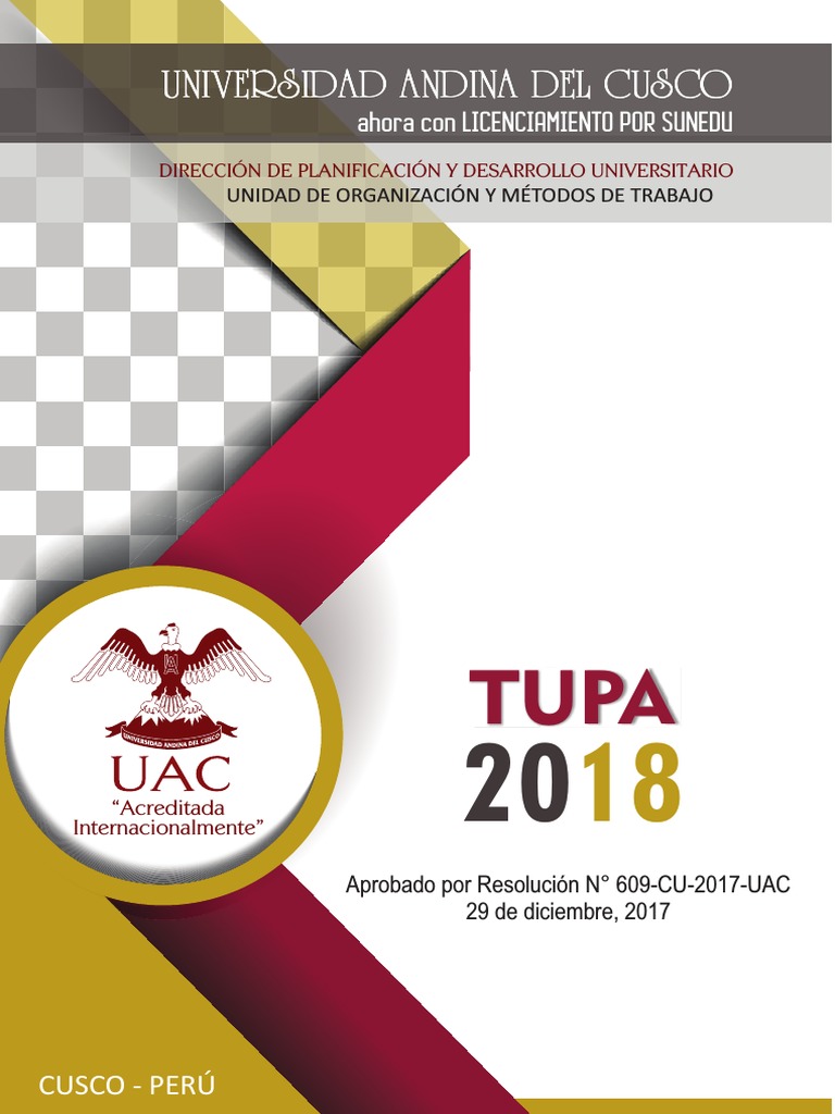Tupa Uac 2018 | PDF | Universidad | Perú