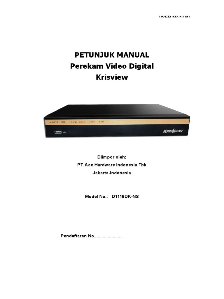 User Manual CCTV | PDF | Home & Garden | Technology & Engineering