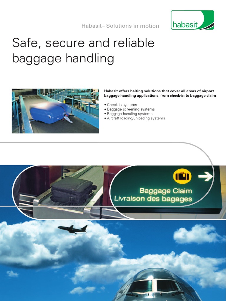 Safe, Secure and Reliable Baggage Handling | PDF | Baggage | Wear