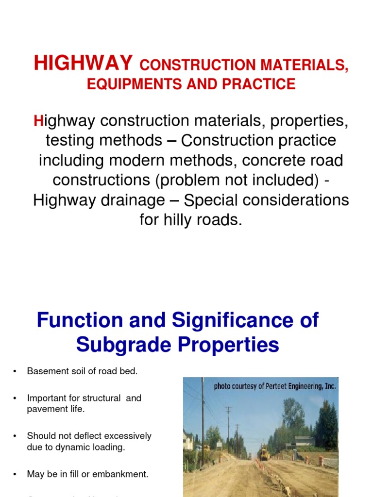 2.highway Materials | Download Free PDF | Construction Aggregate | Soil