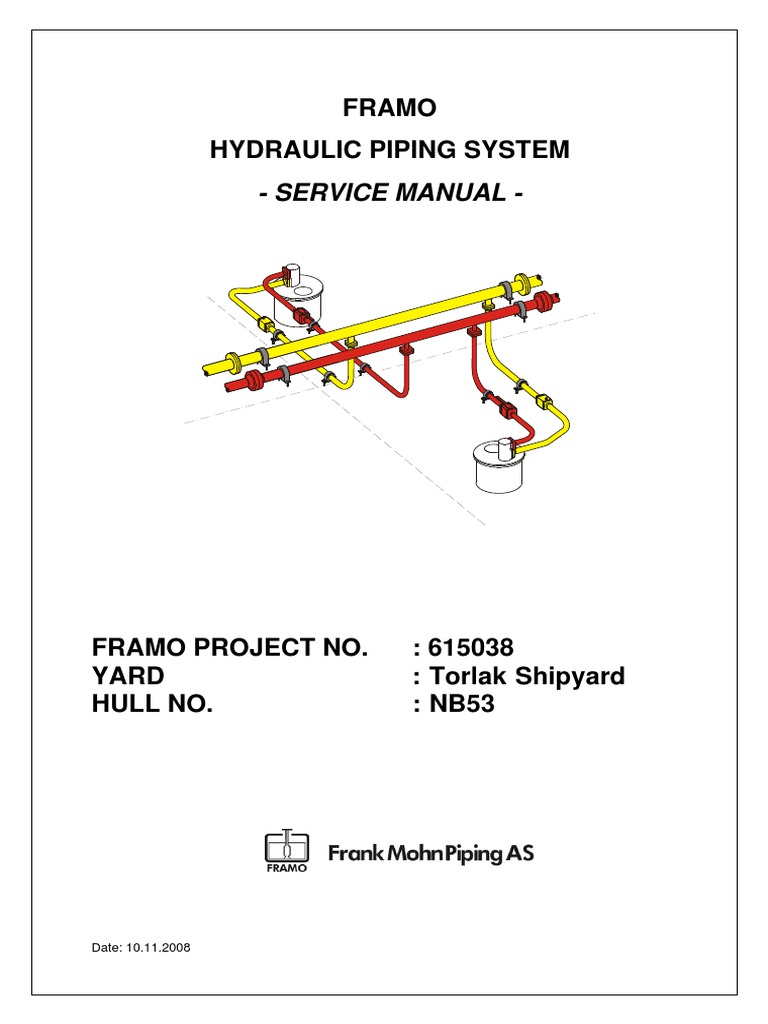 Framo Service Manual | Pipe (Fluid Conveyance) | Chemical Engineering