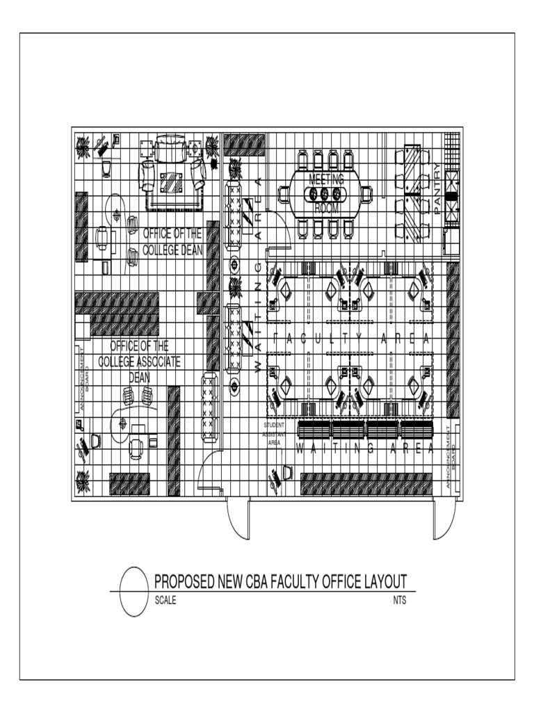 Proposed Layout and Space Allocations for Faculty Offices, Support Staff Areas, and Meeting ...