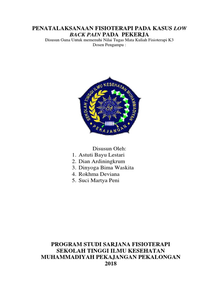 PENATALAKSANAAN FISIOTERAPI LBP | PDF