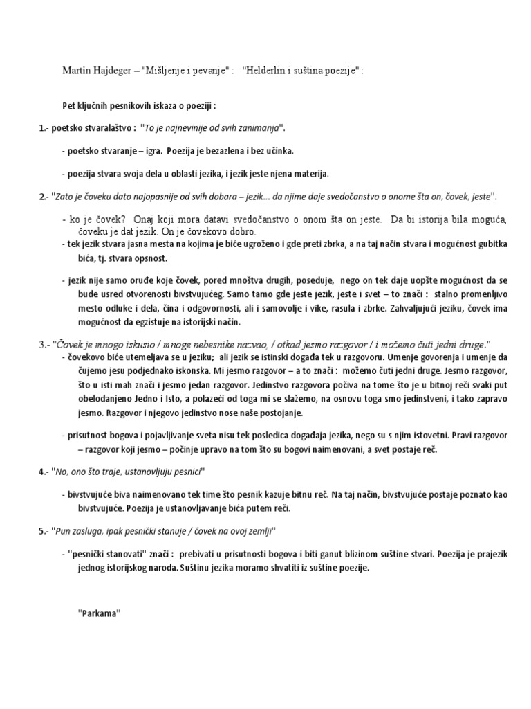 Martin Hajdeger | PDF