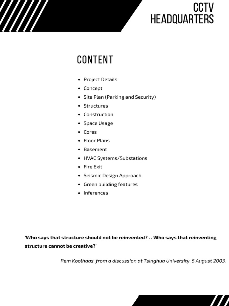 Reinventing the Skyscraper: A Structural Analysis of CCTV Headquarters' Innovative Loop Design ...