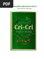 Canciones de Cri Cri | PDF